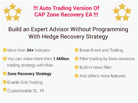 Buy The CAP Zone Recovery EA Builder Trading Robot Expert Advisor