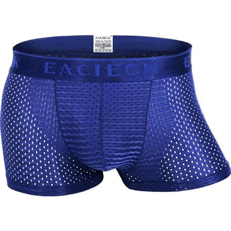 Bambus Unterwäsche Männer Boxer Shorts Atmungsaktives Mesh Sexy Mens