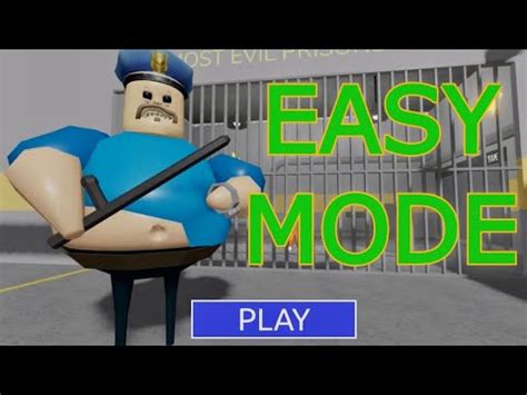 Roblox Barry S Prison Run Story Obby Easy Mode Walkthrough And Boss