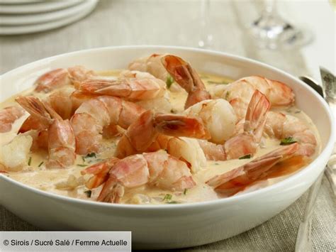 Crevettes à la crème rapide découvrez les recettes de cuisine de
