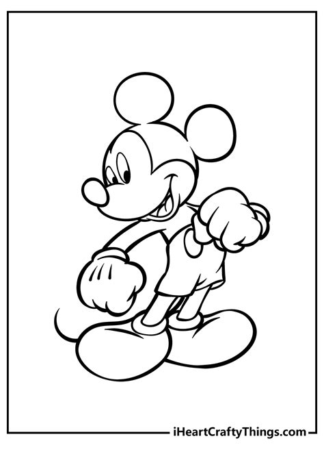 Mickey Mouse And His Friends Coloring Pages