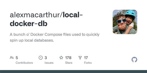 i m making a collection of docker compose configs for quickly spinning up local databases docker