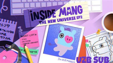 BT21 INSIDE MANG EP 02 UZB SUB YouTube
