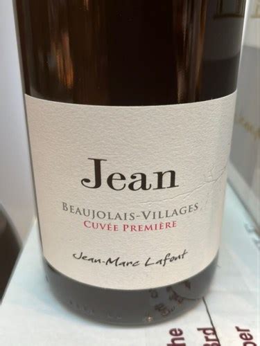 Jean Marc Lafont Domaine De Bel Air Cuv E Premi Re Beaujolais