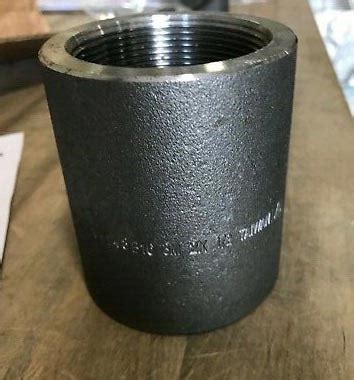 ASTM A105 Coupling SA105 Carbon Steel Socket Weld Half Threaded Full