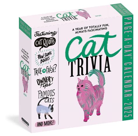 Workman Publishing Cat Trivia 2025 Page A Day Desk Calendar Walmart