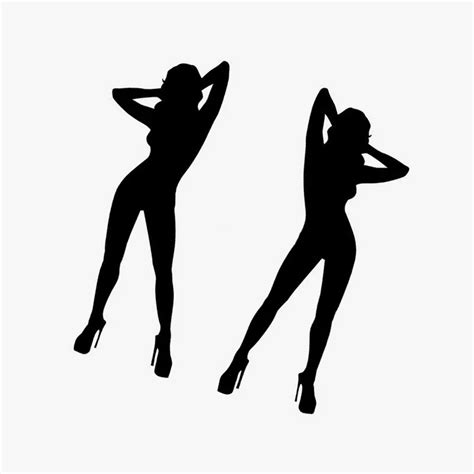 Cm One Pair Of Hot Sexy Girl Car Stickers And Decals Naked Woman