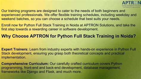 Python Full Stack Training In Noida Pptx