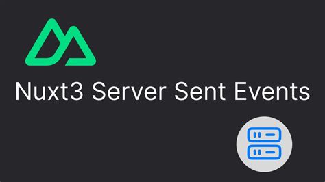 Realtime Data Nuxt Server Sent Events Youtube