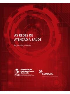 AS REDES DE ATENÇÃO À SAÚDE Ministério da Saúde as redes de aten