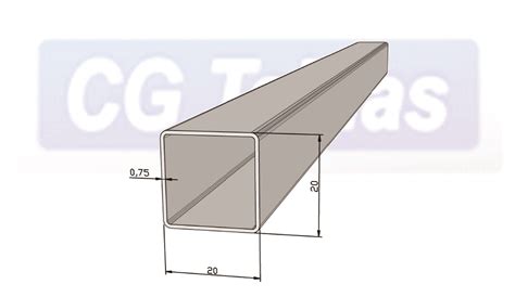 Metalon 20 X 20 20 CG Telhas