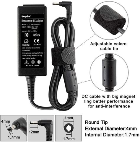 Sunydeal St C W Laptop Charger V A Power Adapter