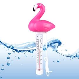 Thermomètre pour Piscine Thermomètre Piscine Flottant Avec Corde de