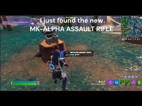 I Found The NEW MK ALPHA ASSAULT RIFLE Fortnite YouTube