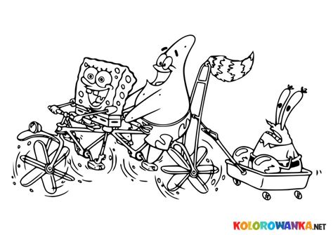 Kolorowanki Spongebob Kolorowanka Net