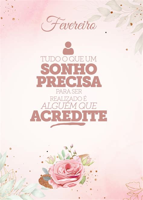 Planner 2021 Floral Inicial Fevereiro Capa Fazendo A Nossa Festa