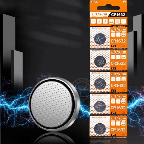 3V 125mAh CR1632 Coin Cells Batteries CR 1632 DL1632 BR1632 LM1632