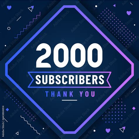 Thank You Subscribers K Subscribers Celebration Modern Colorful