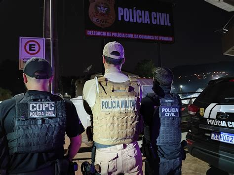 Operação das polícias Civil e Militar prende suspeito por tráfico de