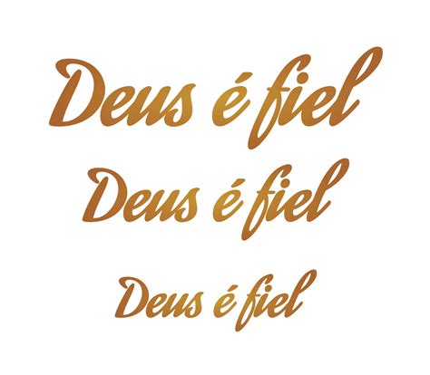 Adesivo Deus Fiel Unid V Rias Cores Qualidade