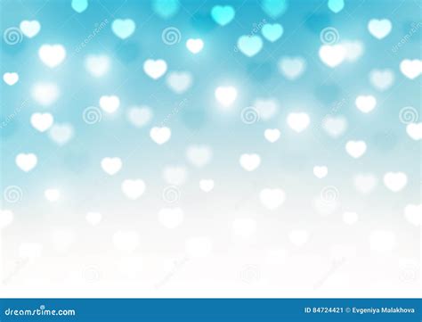 Hearts Bokeh Background Stock Vector Illustration Of Wallpaper 84724421