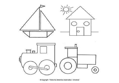 Los Mejores Dibujos de figuras geométricas para colorear Todo para