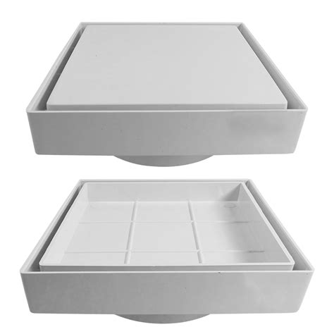 Ralo X Oculto Invis Vel Seca Piso Porcelanato Inteligente Quadrado