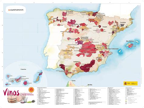 Gu A Con Todas Las Denominaciones De Origen De Vinos De Espa A Cu Les