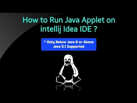 How To Run Java Applet In Intellij Idea Java 8 CodeElite Studio