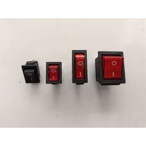 Jual Saklar Power Switch Tombol On Off Mini Roker Rocker Besar Pin 2