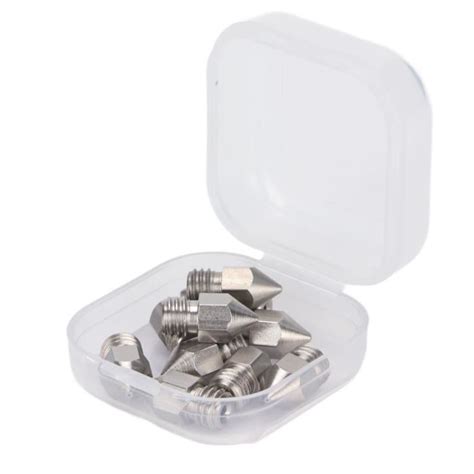 VGEBY Kit de buse d imprimante 3D 10 pièces buses d imprimante 3D MK8