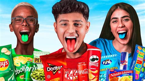 Comendo Comidas Coloridas Por Horas Ft Rajah E Boca Youtube