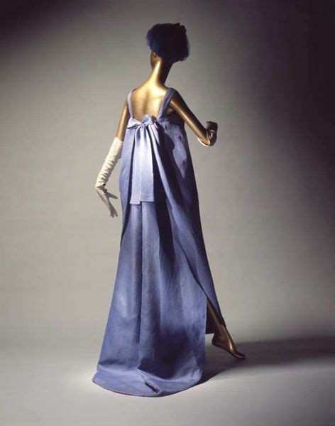 Evening Dress House Of Balenciaga French Founded 1937 Silk French
