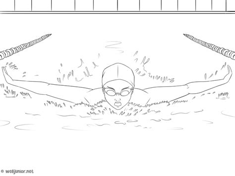 La Natation Coloriage Sports Gratuit Sur Webjunior