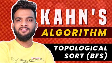 g 22 kahn s algorithm topological sort algorithm bfs youtube