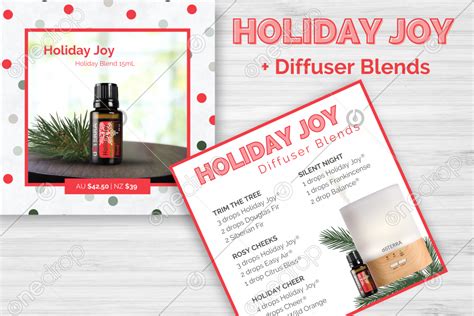 Holiday Joy Diffuser Blends By Kris Flecken