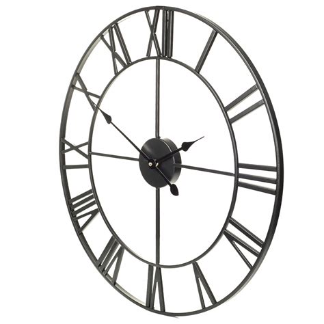 ZEGAR ścienny METALOWY RETRO GLAMOUR LOFT 60 cm 7667886660