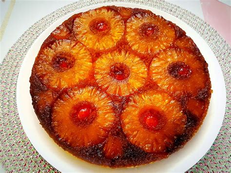 Recette de Gâteau fondant renversé à l ananas et à la noix de coco