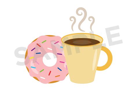 Coffee And Donuts Clip Art
