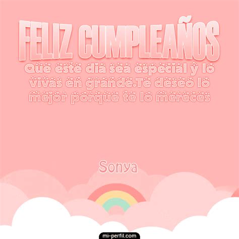 Feliz Cumpleaños Rosa Sonya