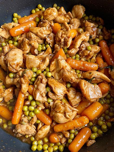 Kipdijfilet Met Doperwten En Wortelen Artofit
