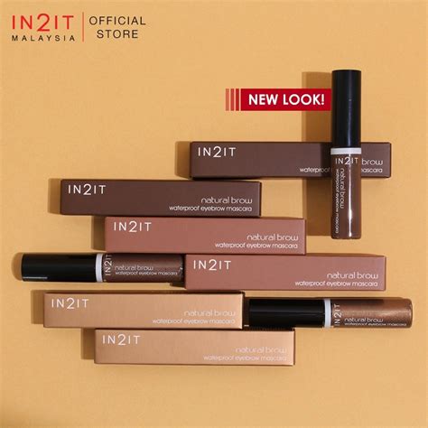 IN2IT Natural Brow Waterproof Eyebrow Mascara 6g มาสคาราตกแตงเปลยน