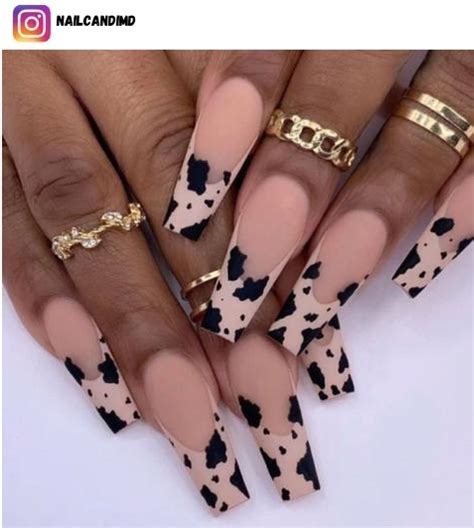 Cute Cow Nail Art Designs For Nerd About Town