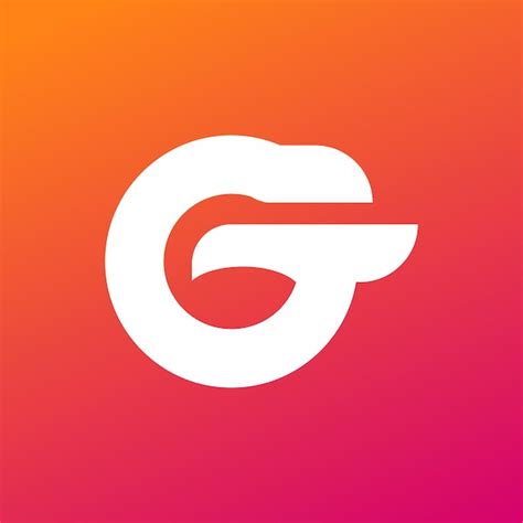 Plantilla de diseño de logotipo abstracto en forma de letra Vector