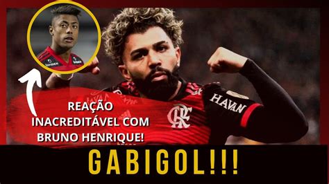 QUE ISSO GABIGOL Veja a reação do craque para Bruno Henrique