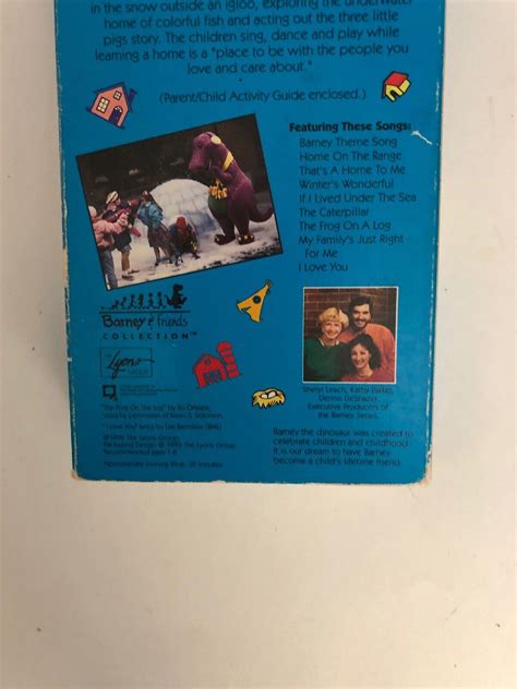 BARNEY BARNEY S HOME SWEET HOMES VHS VIDEO BARNEY FRIENDS