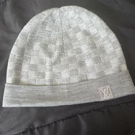 Louis Vuitton Men S Grey Hat Depop