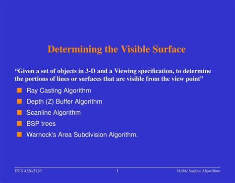 pdf determining the visible surface personal web pages · determining the visible surface