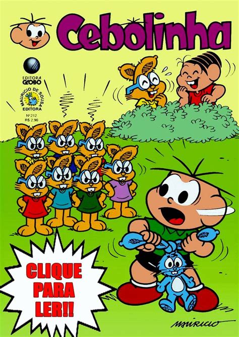 Revistinha do Cebolinha Editora Globo Nº 212 Turma da mônica gibi
