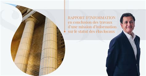 Rapport D Information En Conclusion Des Travaux D Une Mission D